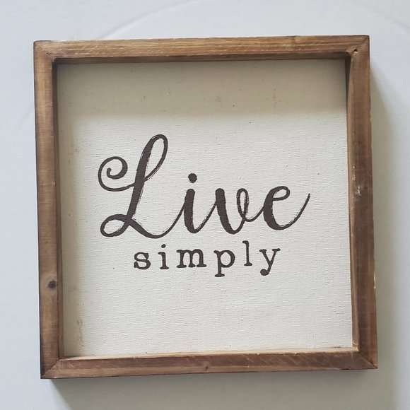 Wall Decor | Live Simply Wooden Wall Decor | Poshmark